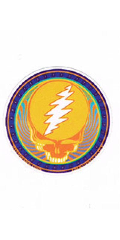 Grateful Dead Orange Sunshine SYF Sticker 25 Cotton Tapestry