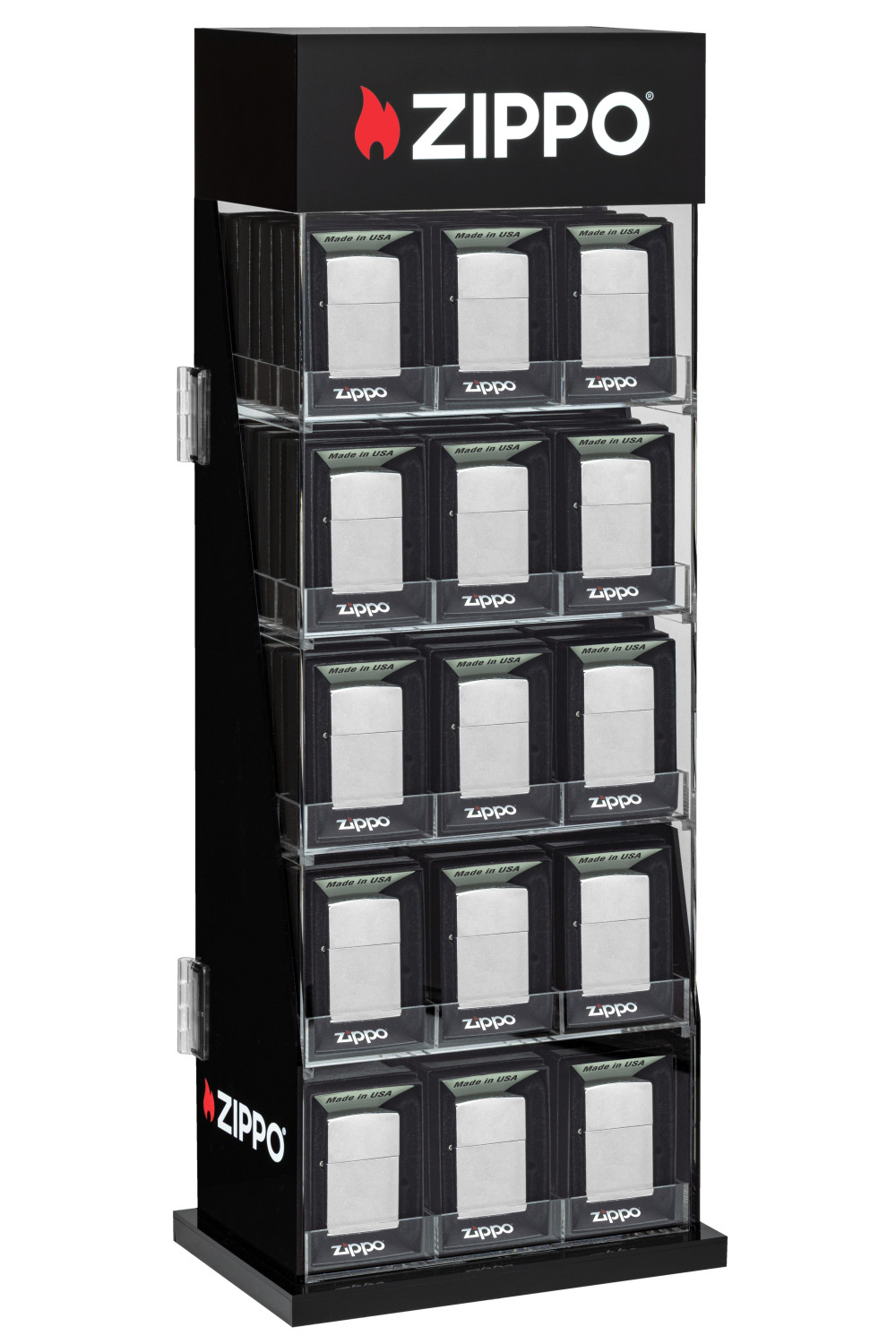 Zippo 15 face Countertop Display | Wholesale Smoke Shop Fixture